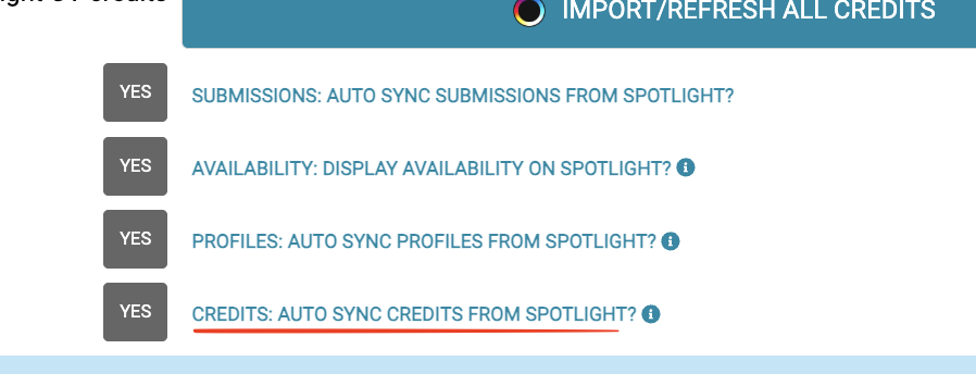 Update Agency CVs – Spotlight Help Centre